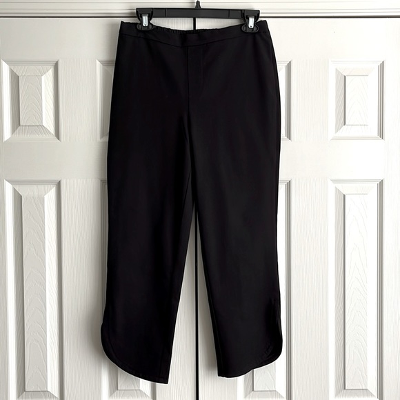 Isaac Mizrahi | Pants & Jumpsuits | Isaac Mizrahi Black Slit Bottom ...